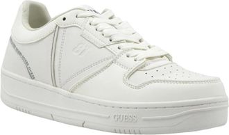 Guess Homme, Chaussures, Blanc, Taille: 41 EU Ancona Low Baskets
