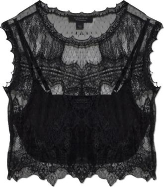 AllSaints Femme, Tops, Noir, Taille: 32 FR Eliza Top