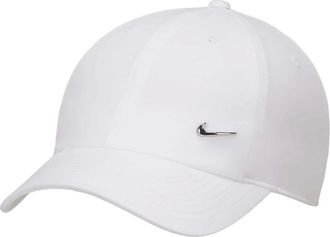 Nike unisex, Accessoires, Blanc, Taille: L/Xl Casquette Dri-FIT Club Non Structurée avec Swoosh en Métal