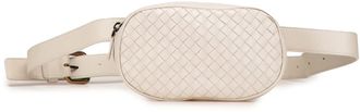 Bottega Veneta Bauchtaschen - Nappa Intrecciato Belt Bag - Gr. ONE SIZE - in Wei&szlig; - f&uuml;r Damen