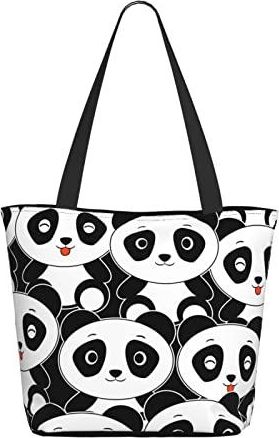 AOOEDM Lovely Pandas Ladies Shopping Bag 13x11x7in.Le cadeau parfait pour la Saint-Valentin.Cest de la Saint-Valentin pour maman, fille, &eacute;pouse, etc
