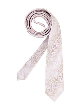 Olymp Herren Krawatte lila Gemustert,unifarben