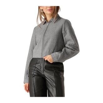 Moss Copenhagen Damen, Strickwaren, Grau, M/LGr&ouml;&szlig;e