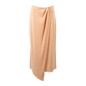 Patrizia Pepe Jupe Midi - Femme - Jupes - Orange - Taille: 40 FR