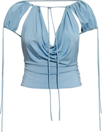 Charlotte Knowles Cu Top - - Blouses & Shirts - Damen - Blau - XS