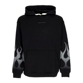 Vision Of Super Flames Leichtgewicht Hoodie Schwarz/Grau - - Sweatshirts & Hoodies - Herren - Schwarzk - L