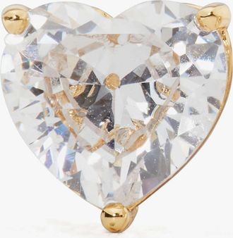 Kate Spade New York Kate Spade My Love Heart Ohrstecker f&uuml;r Frauen in Klar/Gold | Kubikzirkonie