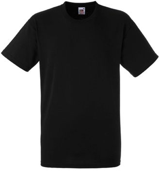 Fruit Of The Loom Fruit of the loom Herren Heavy Cotton T T-Shirt, Schwarz (Black 101), Large