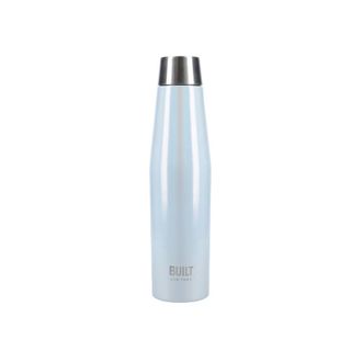 Built Apex Thermos-Wasserflasche mit Deckel, Auslaufsicher, 18/10 Edelstahl, Wiederverwendbar, Sweat-Proof, 100 % BPA-frei, Blau-Schillernd, 540 ml