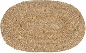 House Nordic Tapis Oval en Jute Naturel 50 x 80 cm