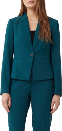 Comma Taillierter Kurzblazer aus Crêpe