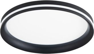 Fabas Luce Isy Fabas Luce Aluminium led Deckenleuchte - Integrierte led 42W IP20 Schwarz