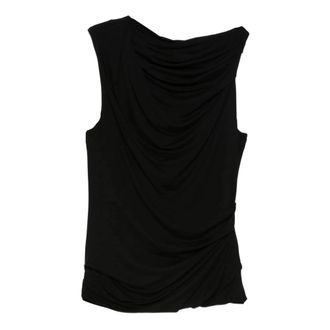 Entire studios Draped Tank Top - - Tops - Damen - Schwarzk - S