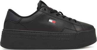 Tommy Jeans Sneakers Platform Logo Sneaker EN0EN02961 Schwarz
