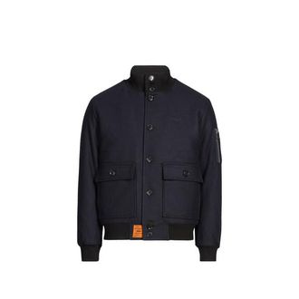 Bombers Original Blouson uni en laine m&eacute;lang&eacute;e