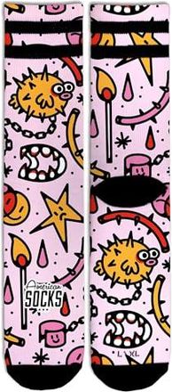 American Socks Chaussettes mi-hautes modèle Blowfish | Taille S/M | Absorption dhumidité | Chaussettes originales, Blowfish, L-XL Alto