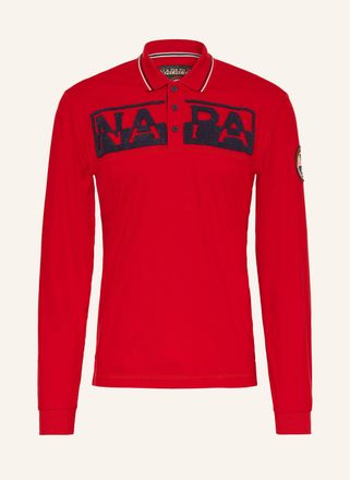 Napapijri Jersey-Poloshirt E-Archive Relaxed Fit rot
