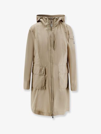 Moncler Laerte cotton blend long jacket - MONCLER - gender_Woman