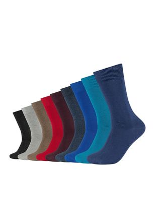 Camano Unisex Socken 9er Pack 39/42 jeans mix