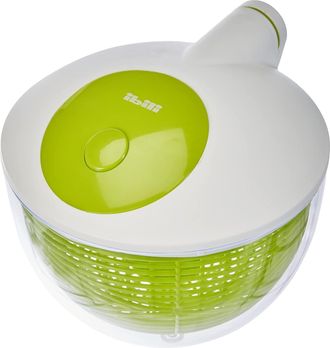 Ibili Ibili Mini-Salatschleuder Essential 20 cm, Kunststoff, weiß/grün, 20 x 20 x 5 cm