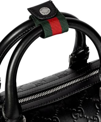 Gucci Hobo Bags - Gg Emblem Small Duffle Bag - Gr. unisize - in Schwarz - f&uuml;r Damen