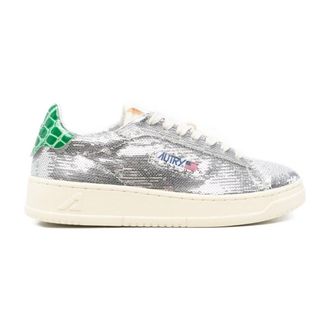 Autry Dallas Low Sparkling - Femme - Chaussures - Gris - Taille: 37 EU