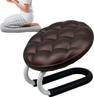 Generic Meditationsgebetsbank - Kniehocker 40 cm, bequemer Klappsitz, ergonomisch, tragbar, St&uuml;tzhilfe | Entspannungszubeh&ouml;r f&uuml;r Yoga Zen, praktisch, voll bew