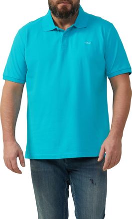 s.Oliver Herren Poloshirt in großen Größen - aus Baumwollpiqué mit Stickerei