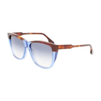 Victoria Beckham Femme, Accessoires, Bleu, Taille: ONE Size Vb639S Square Lunettes de soleil