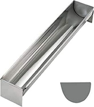 De Buyer De Buyer - 3050.50 - Rinne für terrinen, pasteten, kuchen, eiskuchen...rund, wasserdicht - Runde dachrinne-l 50cm-b-5cm