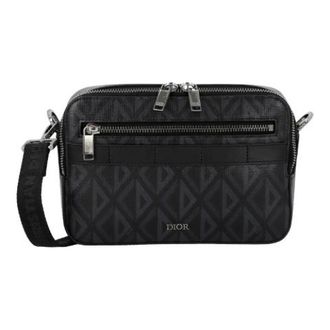 Dior Pre-owned CD Diamond Safari Schultertasche - - Pre-owned - Damen - Schwarzk - ONE SIZE