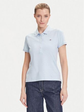 GANT Poloshirt Sheild 4200870 Himmelblau Slim Fit