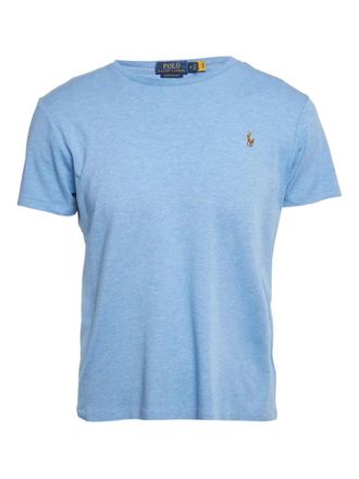 Ralph Lauren t-shirt slim &agrave; logo Polo Pony - Bleu