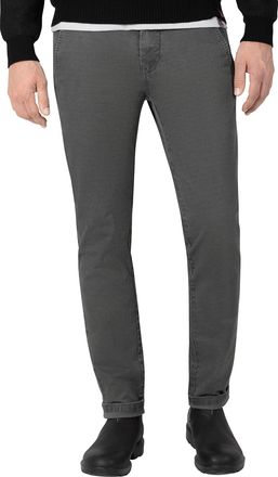 Timezone Herren Slim JannoTZ Freizeithose, Charcoal Grey minimal, 38/34