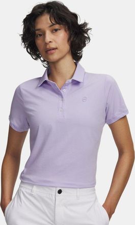 Under Armour Drive Kurzarm-Poloshirt f&uuml;r Damen Violett Crest / Violett Crest XXL