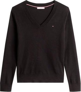 Tommy Hilfiger Gestreifter Pullover Tommy Hilfiger in Schwarz