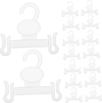 Valiclud 100 St&uuml;ck Teiliges Kunststoff Sandalenhaken Schuhaufh&auml;nger f&uuml;r Einzelhandel Platzsparend Strapazierf&auml;hig Minimalistisches Design f&uuml;r Schuhregal und Sc