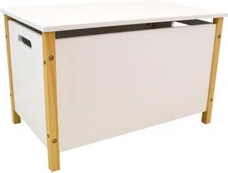 Les Tendances Les Tendances - scandiwood Coffre a jouets en bois 37,5 x 60 x36 cm pour enfant