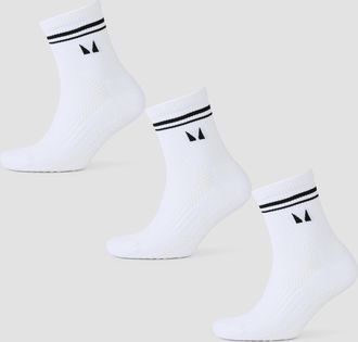 MyProtein Chaussettes de pilates MP (lot de 3 paires) - Blanc - UK 2-5