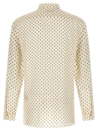 Tom Ford Paisley Print Silk Shirt - Cream