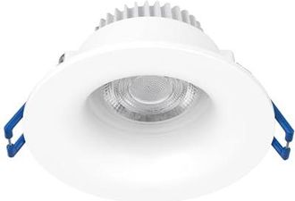 Eglo Einbaustrahler Salabate, &Oslash; 8,8 cm, Deckenspot Badezimmer, Bad Deckenstrahler aus Aluminium in Wei&szlig;, warmwei&szlig;, neutralwei&szlig;, kaltwei&szlig;, IP65