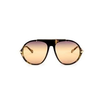 Chlo&eacute; Lunettes de soleil aviateur en ac&eacute;tate