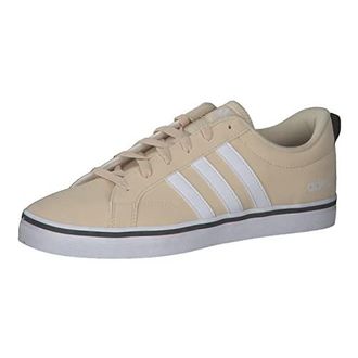 adidas Homme Vs Pace 2.0 Baskets, Beige Sand Couche FTWR White Core Black, 41 1/3 EU