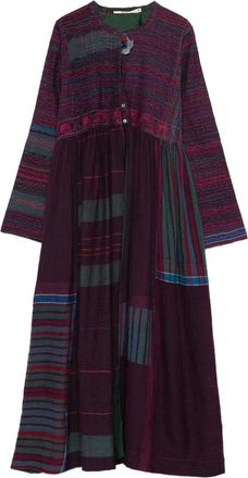 Injiri Gestreifter Mantel - Violett