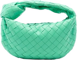 Bottega Veneta Hobo Bags - Mini Nappa Intrecciato Jodie - Gr. unisize - in Gr&uuml;n - f&uuml;r Damen