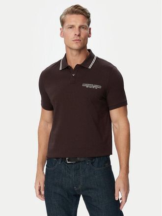 Michael Kors Poloshirt CF6536S19P Dunkelbraun Regular Fit