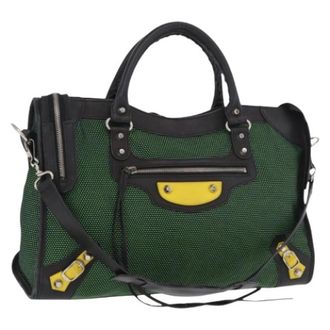 Balenciaga Sac &agrave; main vintage doccasion - Femme - Pre-owned - Vert - Taille: ONE Size