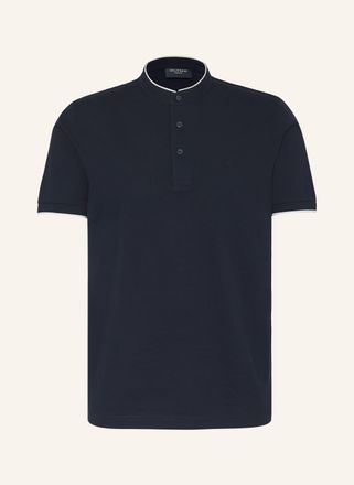 Olymp Piqu&eacute;-Poloshirt Casual Regular Fit blau