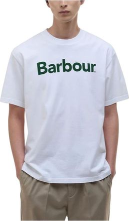 Barbour Homme, Tops, Blanc, Taille: 3XS T-Chemises