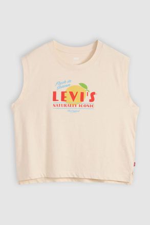Levi's Boxy Tank Top mit Grafik - Damen - Orange / Orange